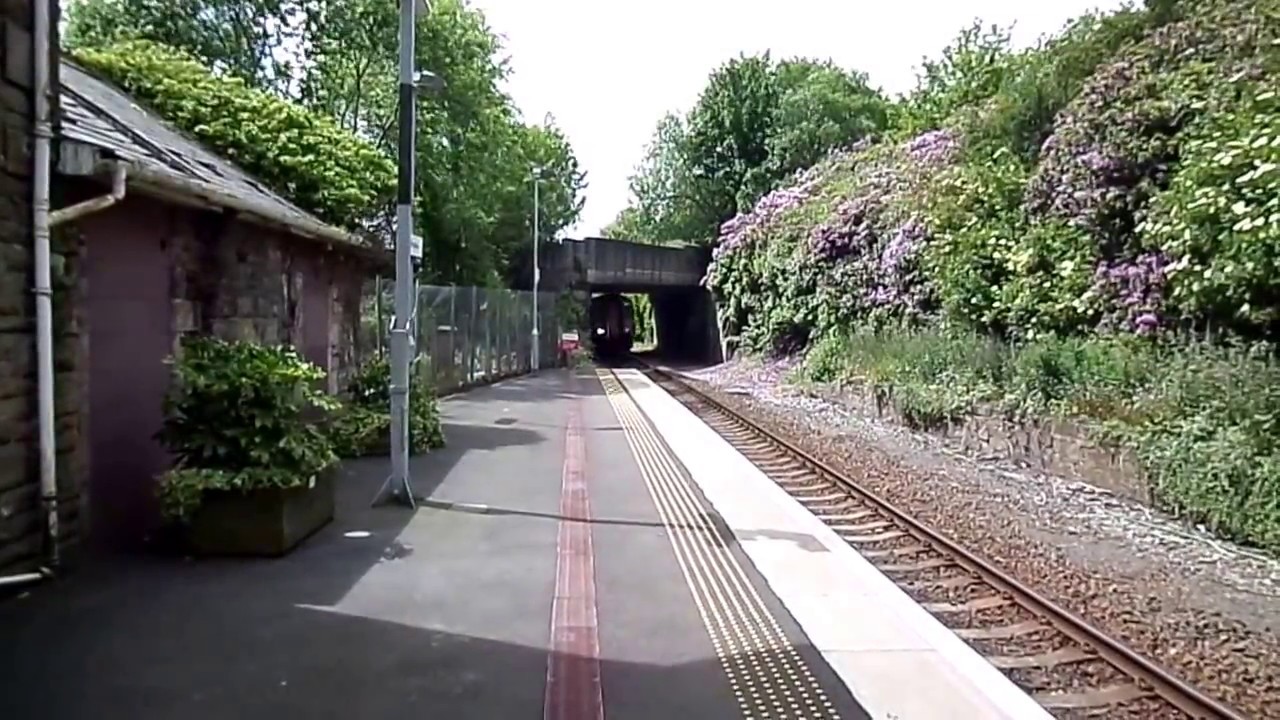 Maybole Railway Station on the Ayr to Stranraer Line - YouTube