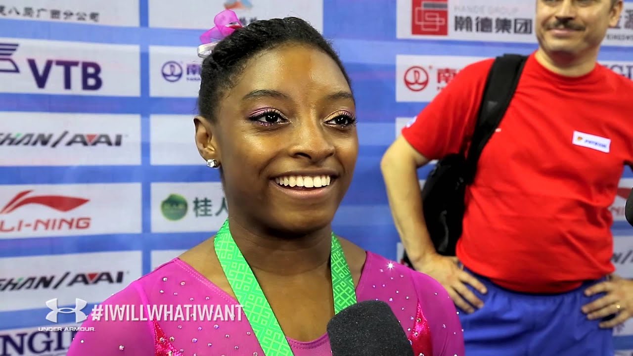 Simone Biles - Interview - 2014 World Championships - All-Around Final ...