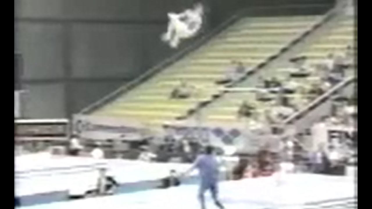 THE FULL TWISTING TRIPLE BACK OFF HIGH BAR - RARE AND UNIQUE GYMNASTICS ...