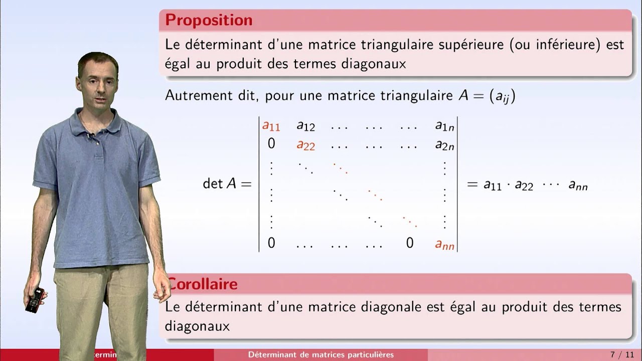Déterminants - partie 2 : définition - YouTube