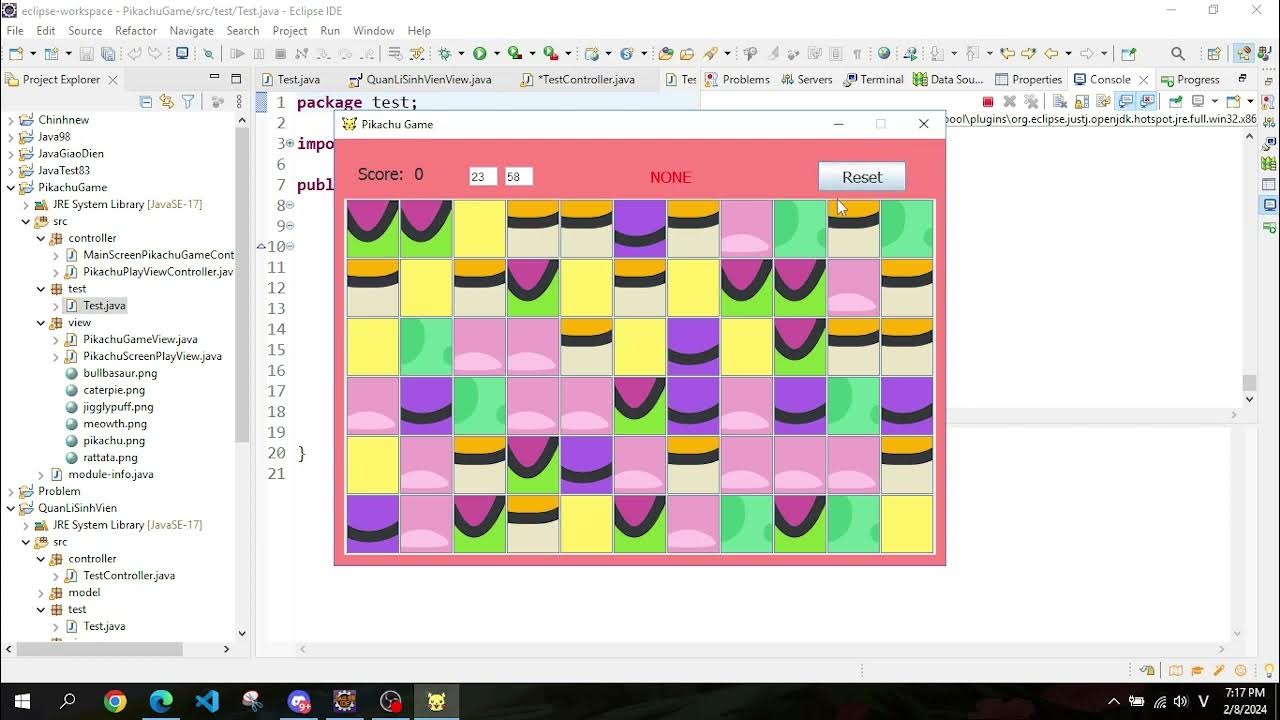 Tôi Code Pikachu Game, Nhưng Mà Nó Lạ Lắm.. - Java Swing - YouTube