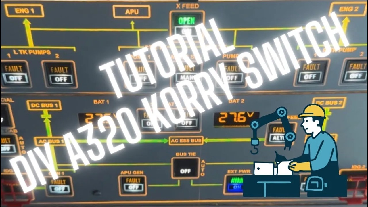 Tutorial | DIY Airbus A320 Korry Switch Assembly - YouTube