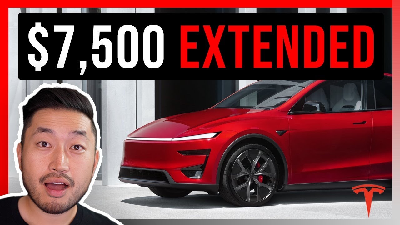 UPDATE: $7,500 Tesla EV Tax Credit is EXTENDED…sorta - YouTube