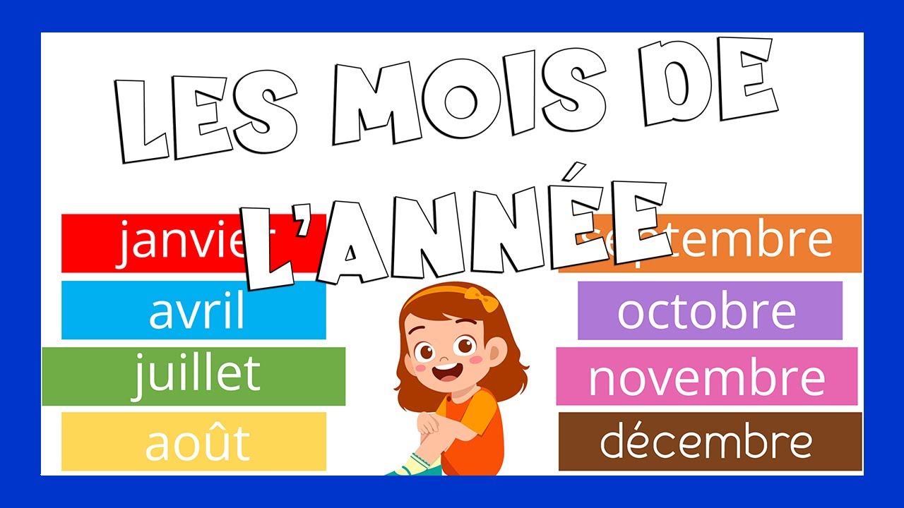Los meses del año en francés 🚀 | Básicos - YouTube