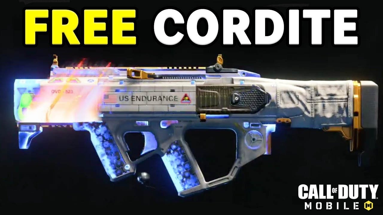 *New* How To Get FREE CORDITE + Legendary Cordite Gameplay in COD ...
