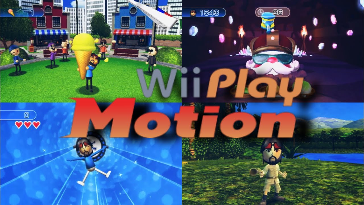 Wii Play: Motion - All Minigames and Stages (Part 1) - YouTube