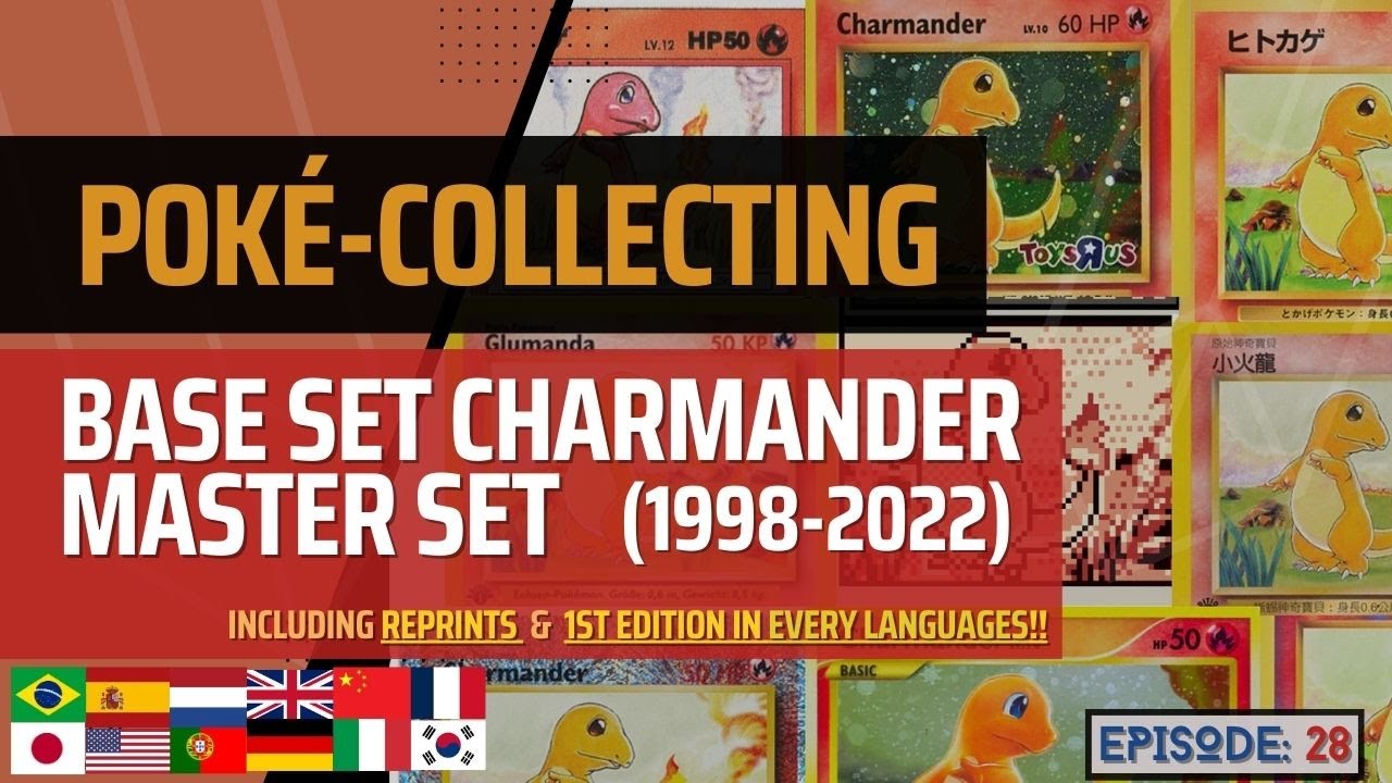 GUIDE TO EVERY BASE SET CHARMANDER EVER PRINTED! | Pokémon Trading Card ...