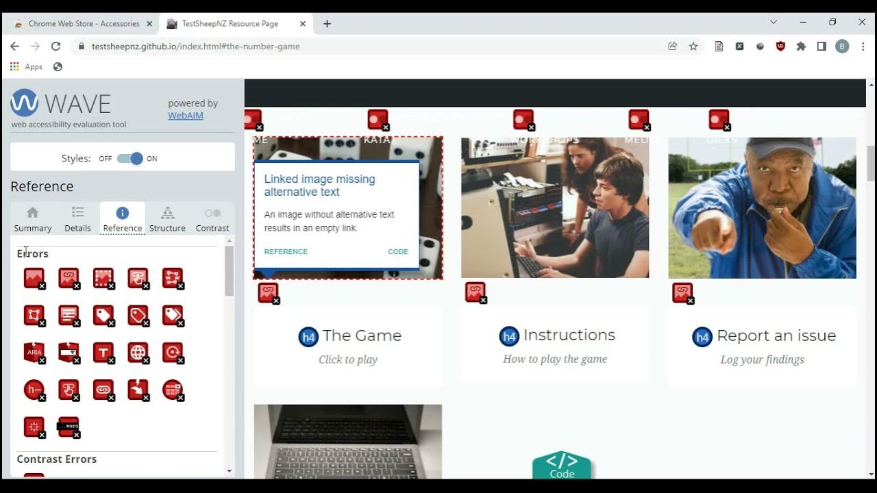 WAVE Evaluation Tool - Useful tool for Accessibility Testing (REAL ...