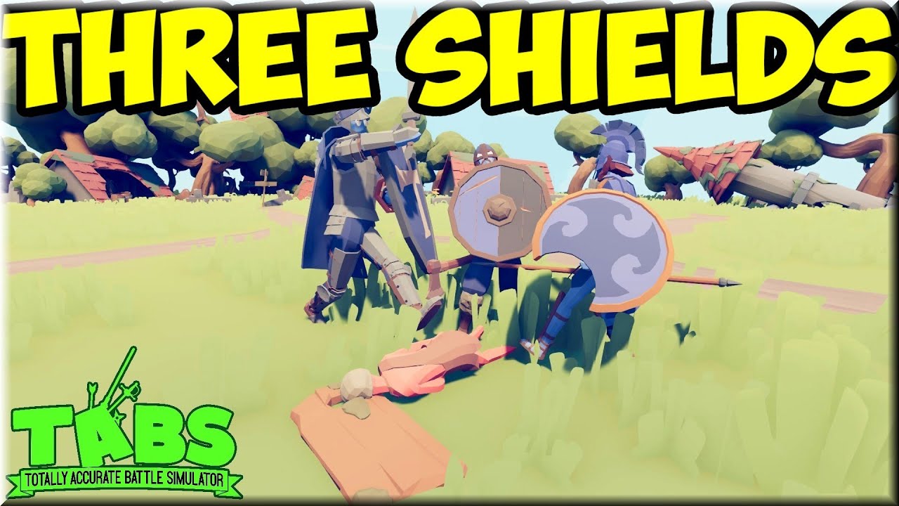 Shield Trio! Knight+Brawler+Hoplite vs Every Unit 3v1 - TABS Unit ...