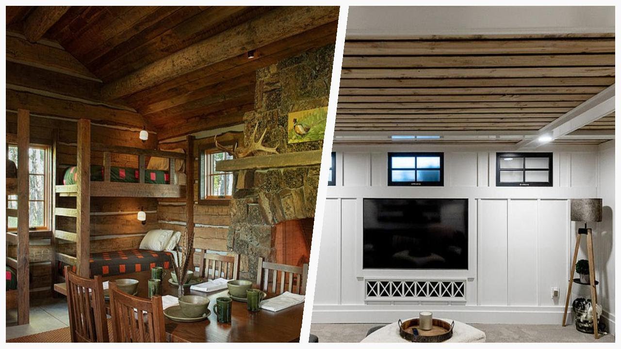 75 All Wall Treatments Family Room With A Concealed Tv Design Ideas You ...