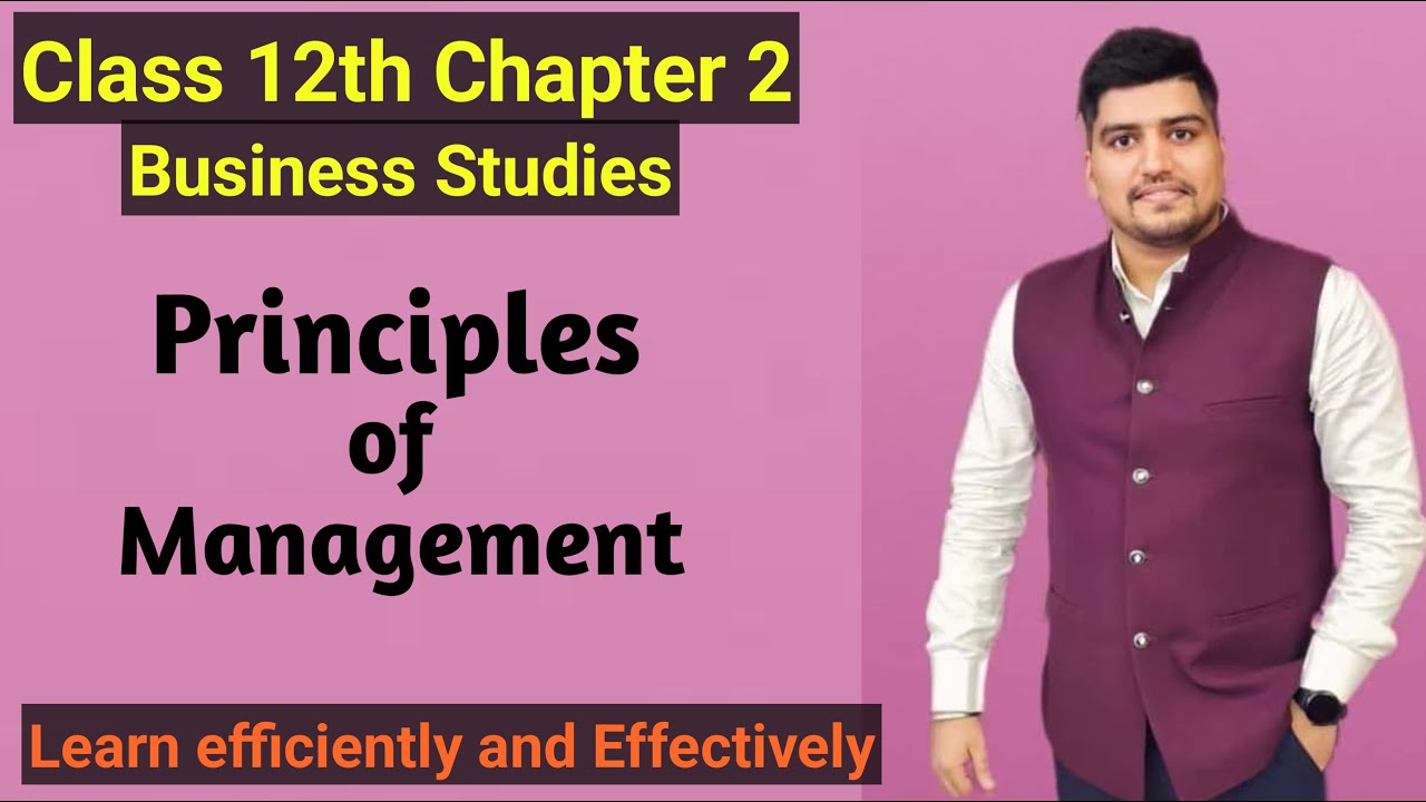 Principles of Management | Business Studies | Class 12th - YouTube
