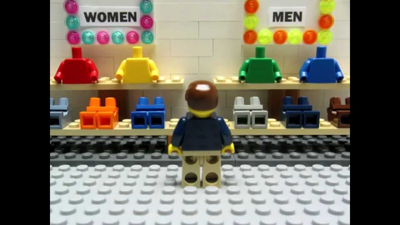 LEGO Stop Motion Animation Video about Shopping LEGO Style - YouTube