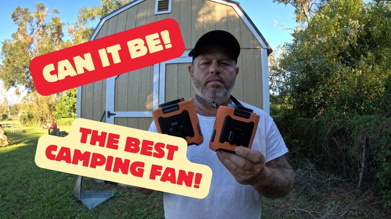 The Ultimate Must-have Portable Camping Fan - YouTube