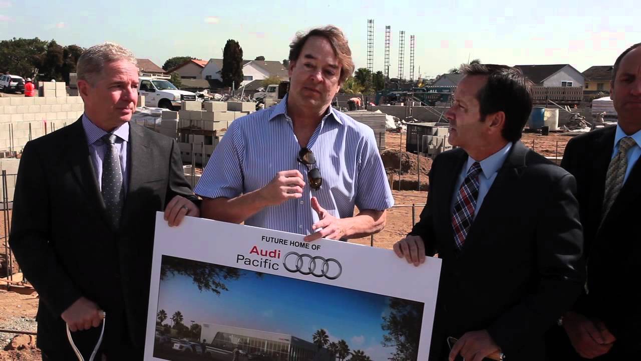Pacific Audi Breaks ground on largest Audi showroom in the USA - YouTube
