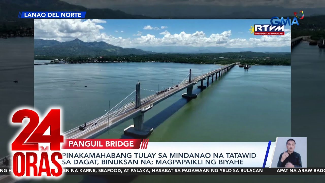Pinakamahabang tulay sa Mindanao na tatawid sa dagat, binuksan na ...