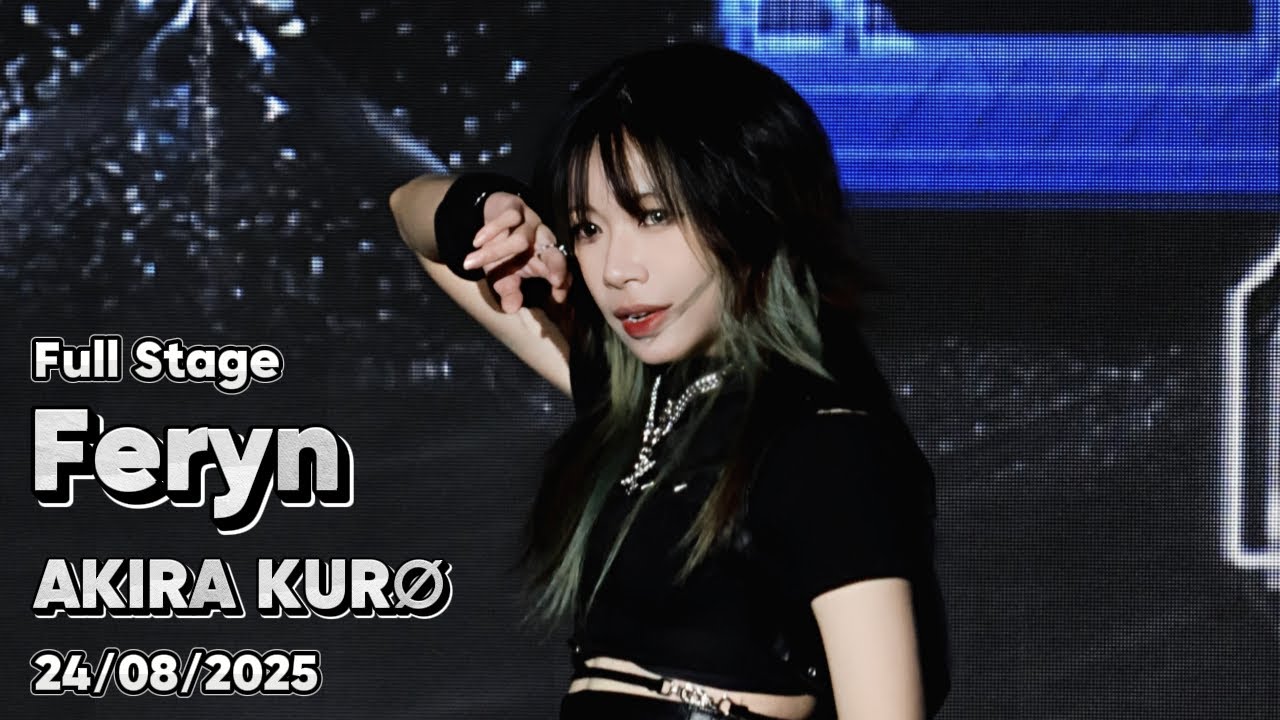 20250824 [4K] [Fancam] Feryn AKIRA KURØ - Full Stage @ Boku no Mirai ...