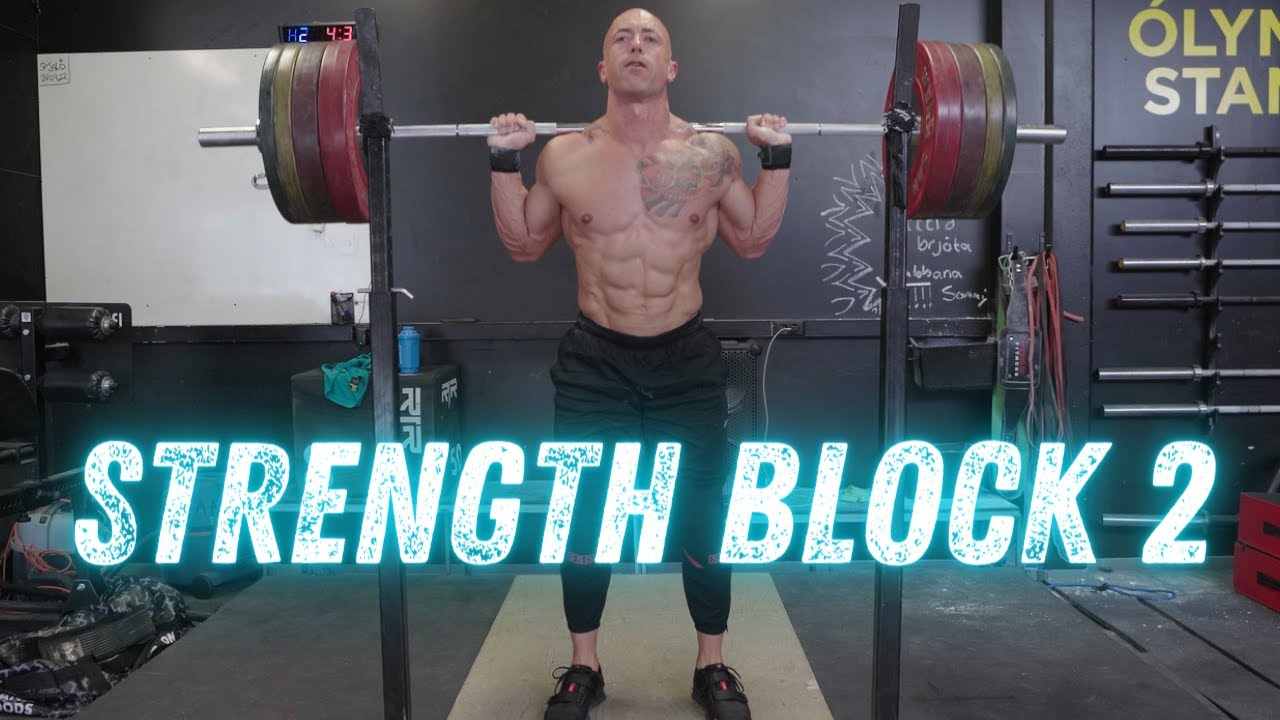 STRENGTH BLOCK 2 - PLYOS / OLY / BENCH / SQUATS - YouTube