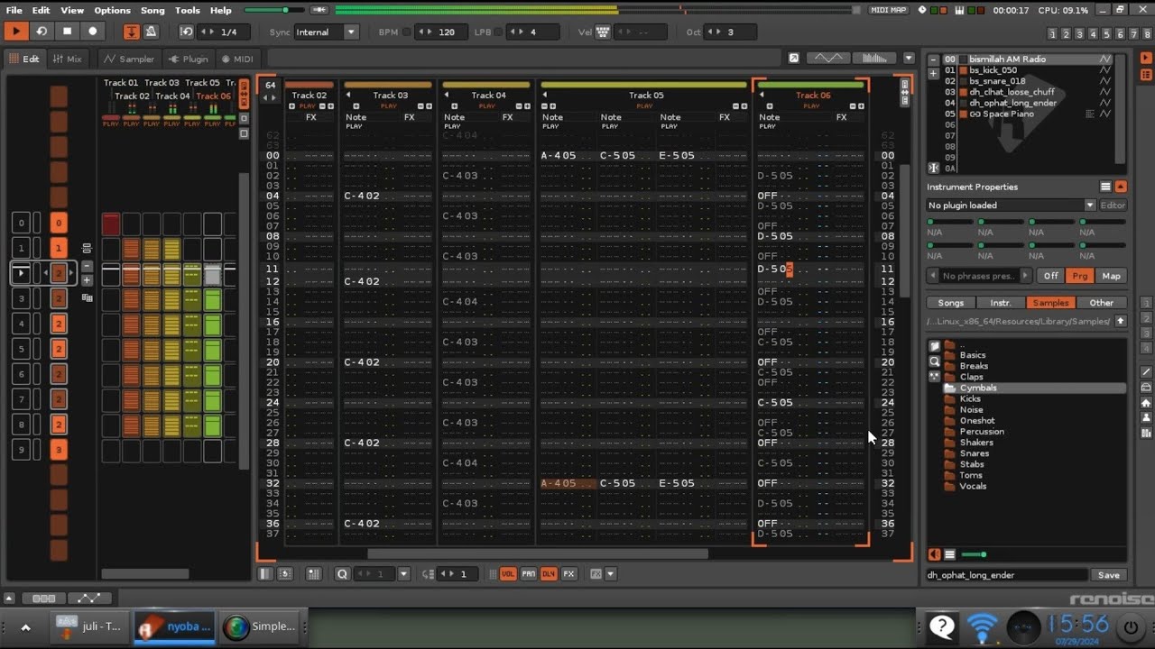Renoise demo 1 - YouTube