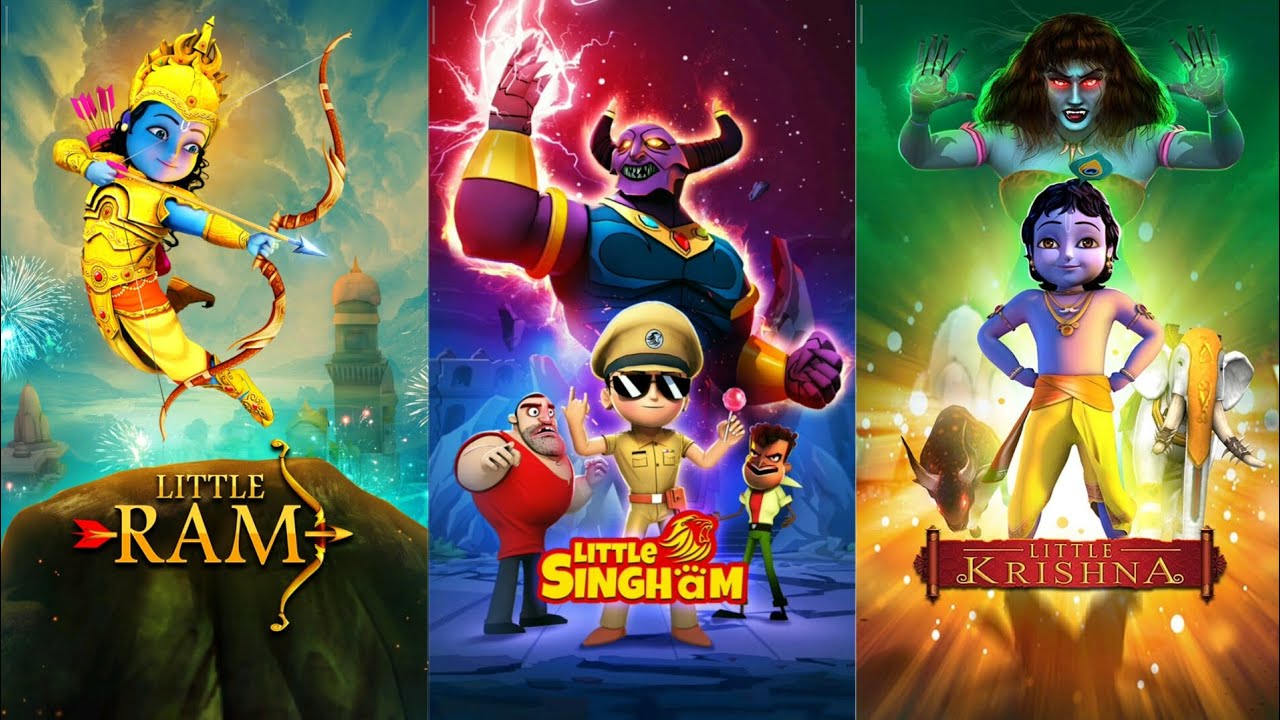 Little Singham, Little Ram , Little Krishna | | One wings three runner ...