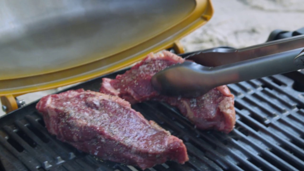 iGrill Mini on Weber Q - YouTube