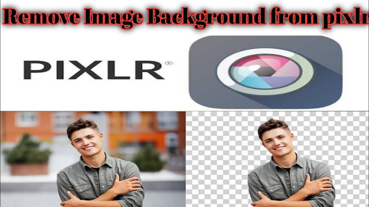 How to Remove image background from Pixlr Website - YouTube