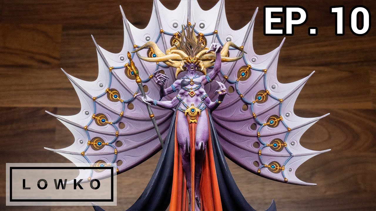 Painting Warhammer Dexcessa, the Talon of Slaanesh with Lowko! (Ep. 10 ...