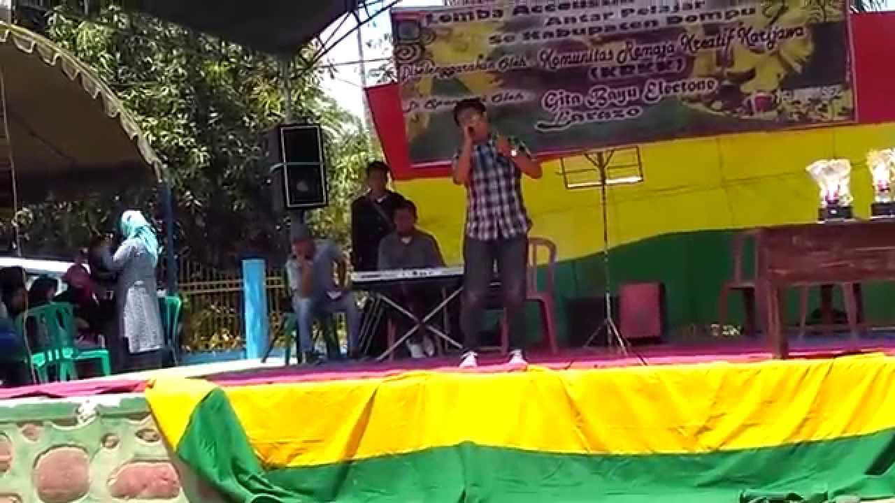 pop singer antar pelajar dompu,lagu lamba rasa 'iqbal' - YouTube