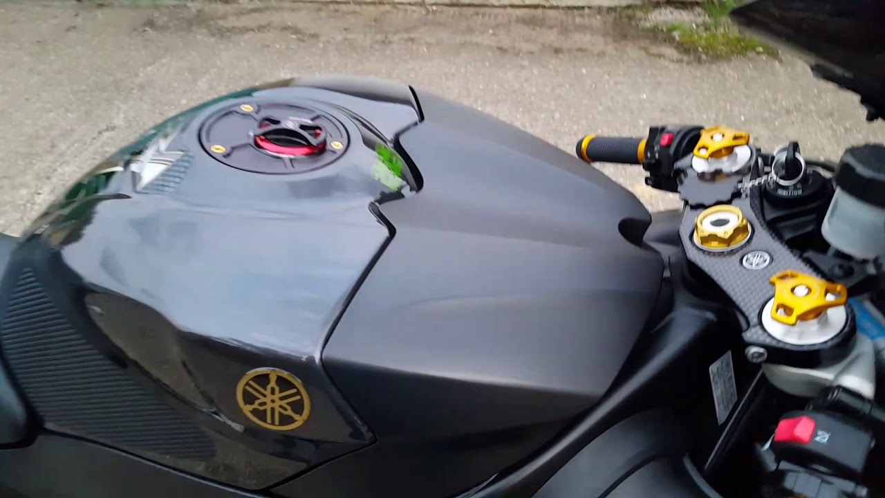 2008 Yamaha R1 4c8 with a few mods....ongoing project! - YouTube