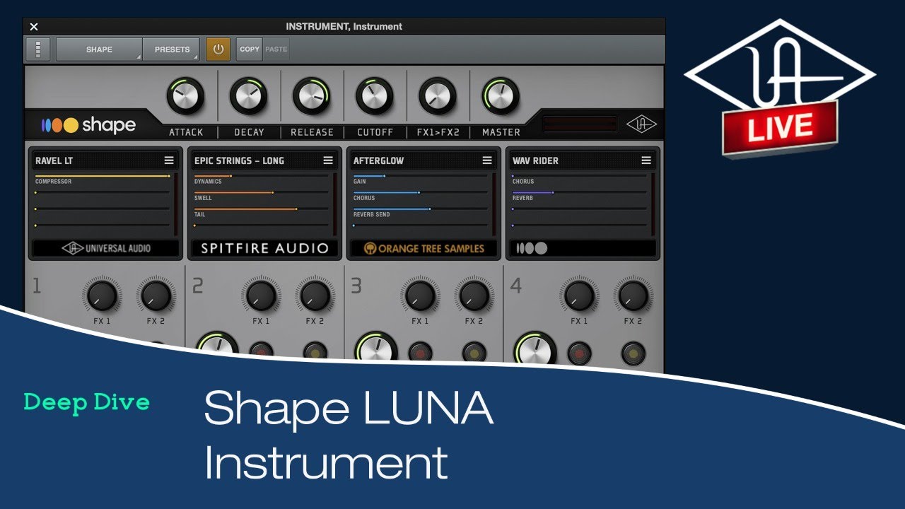 LUNA Deep Dive - Shape Creative Toolkit with Tom Waterman - YouTube