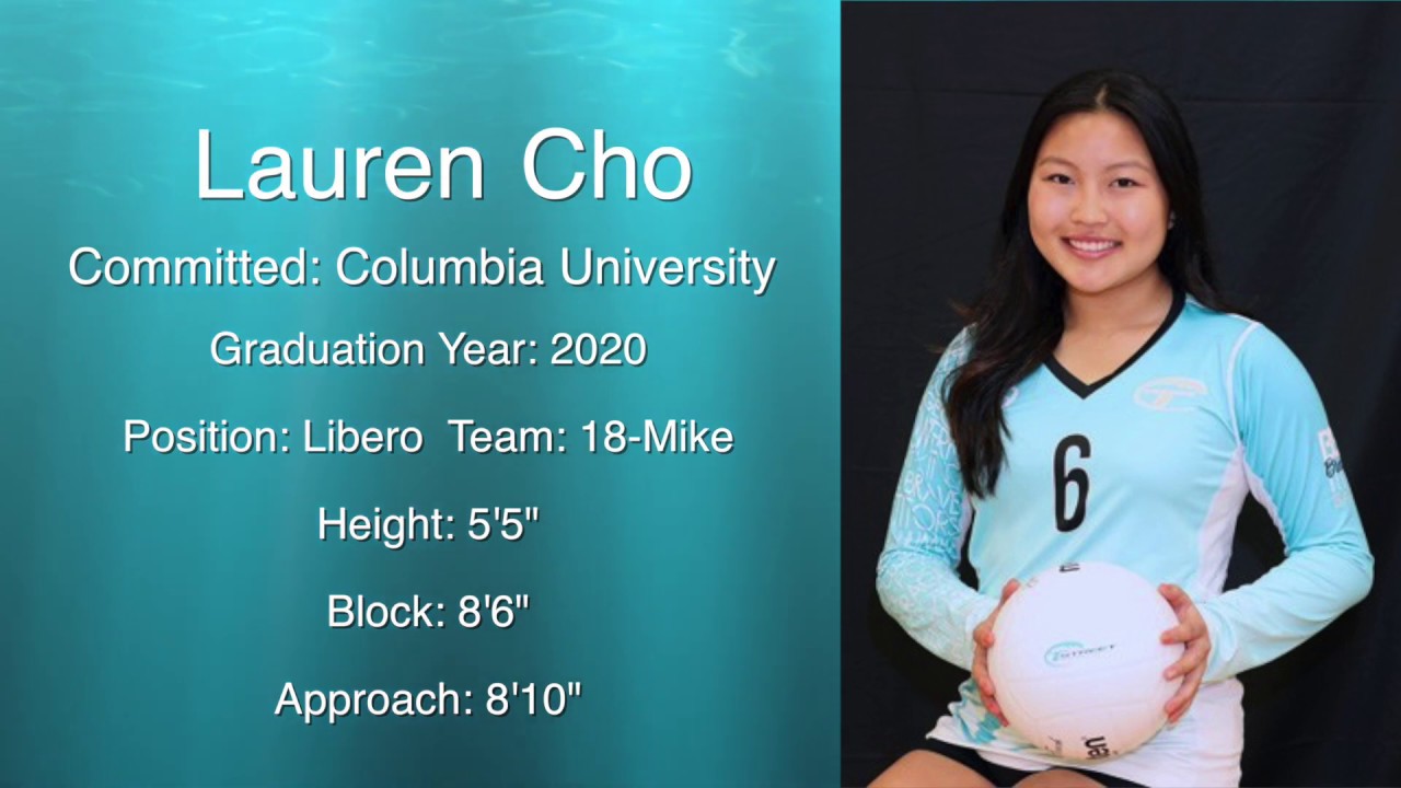 Lauren Cho #6 Libero, Class of 2020 | Tstreet Volleyball Club - YouTube