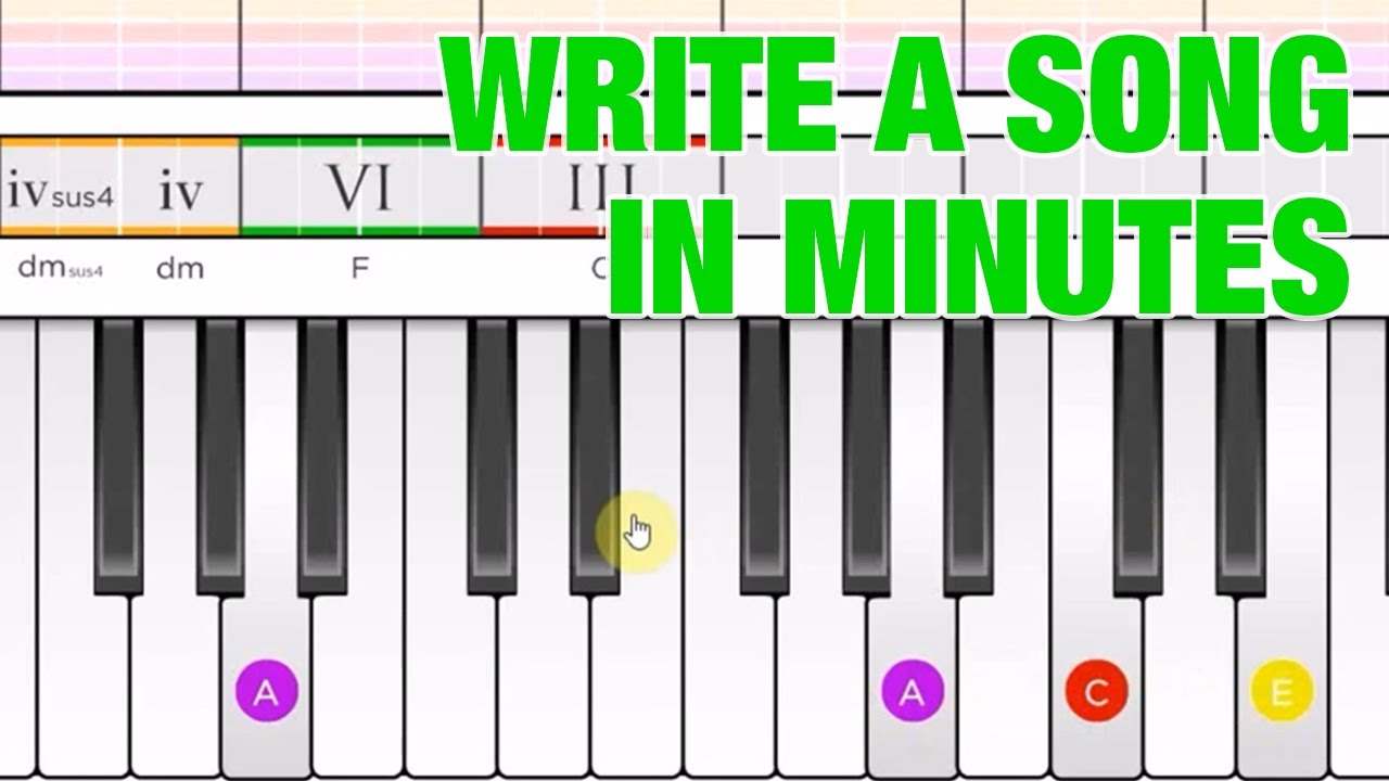 How to write a song in minutes - YouTube
