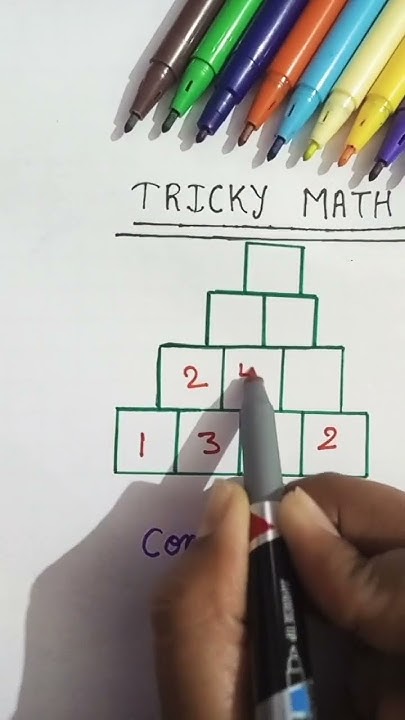trick math Puzzle - YouTube