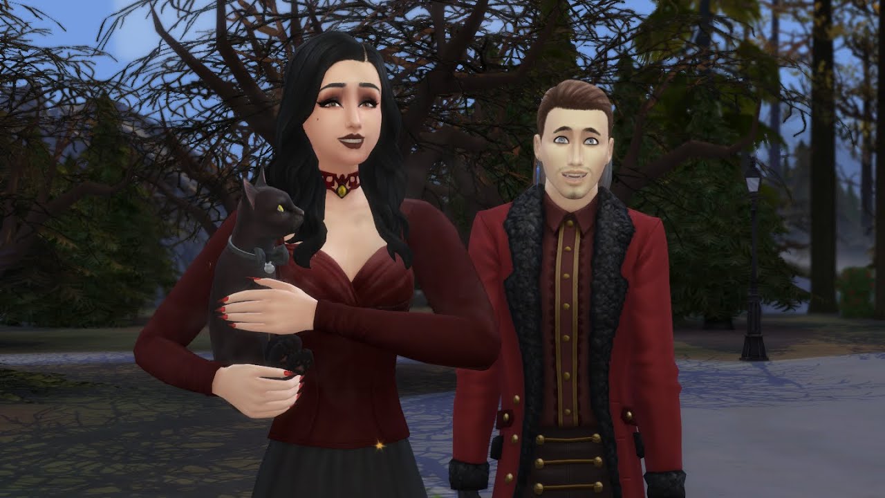Goth Vampire Makeover (Vatore Siblings) | Sims 4 - YouTube