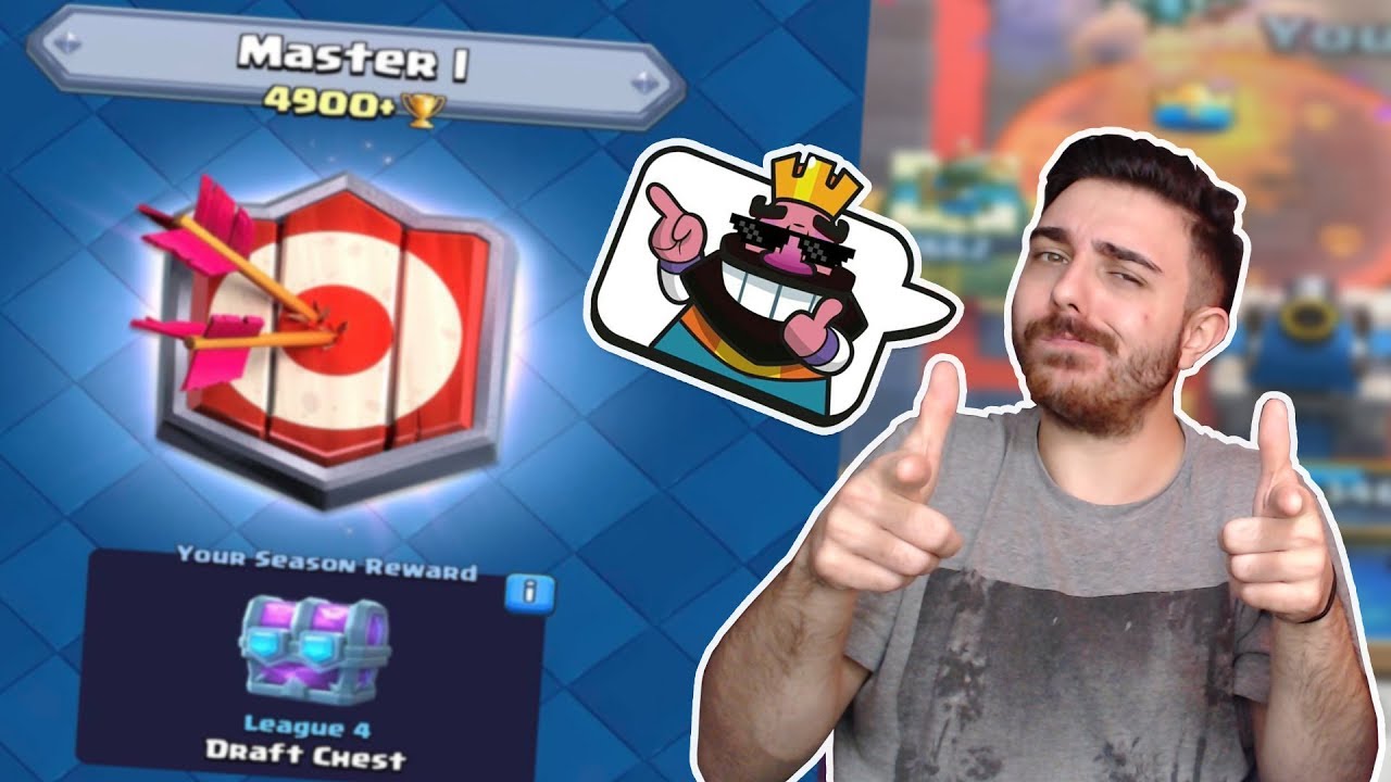 AM AJUNS IN MASTER 1 !! Clash Royale Romania !! - YouTube