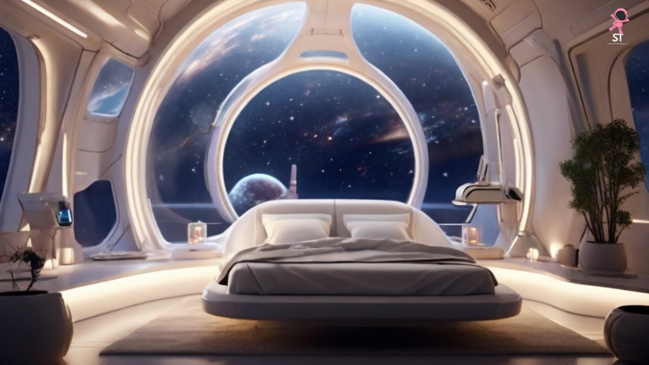 Cosmic Relaxing Oasis in Deep Space | Serene Space White Noise | Deep ...