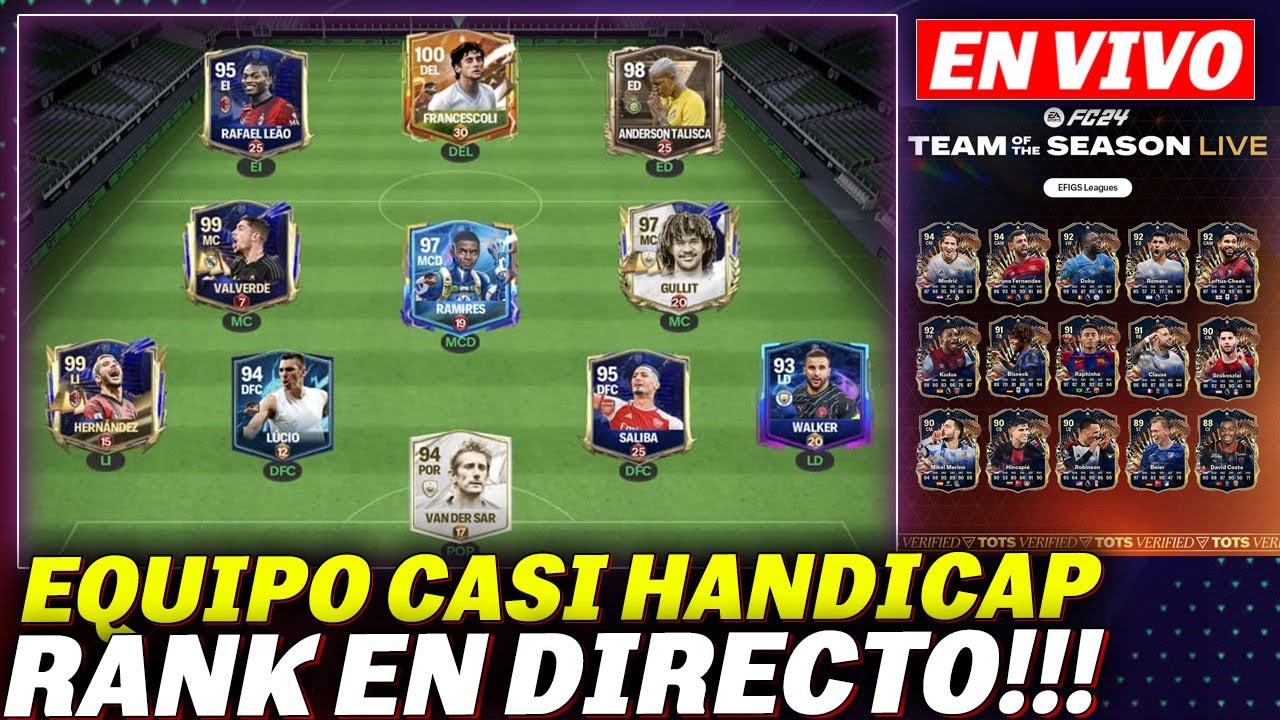 A POCOS DIAS DE LOS TOTS !!! RANKEAMOS CON TEAM "casi" HANDICAP !!! FC ...