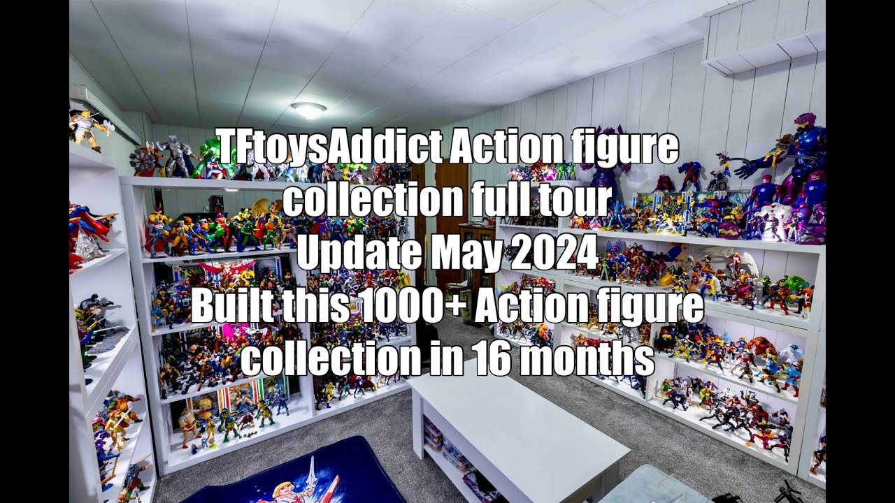 TFtoysAddict 1000+Action Figure Collection Full Tour update May 2024 ...