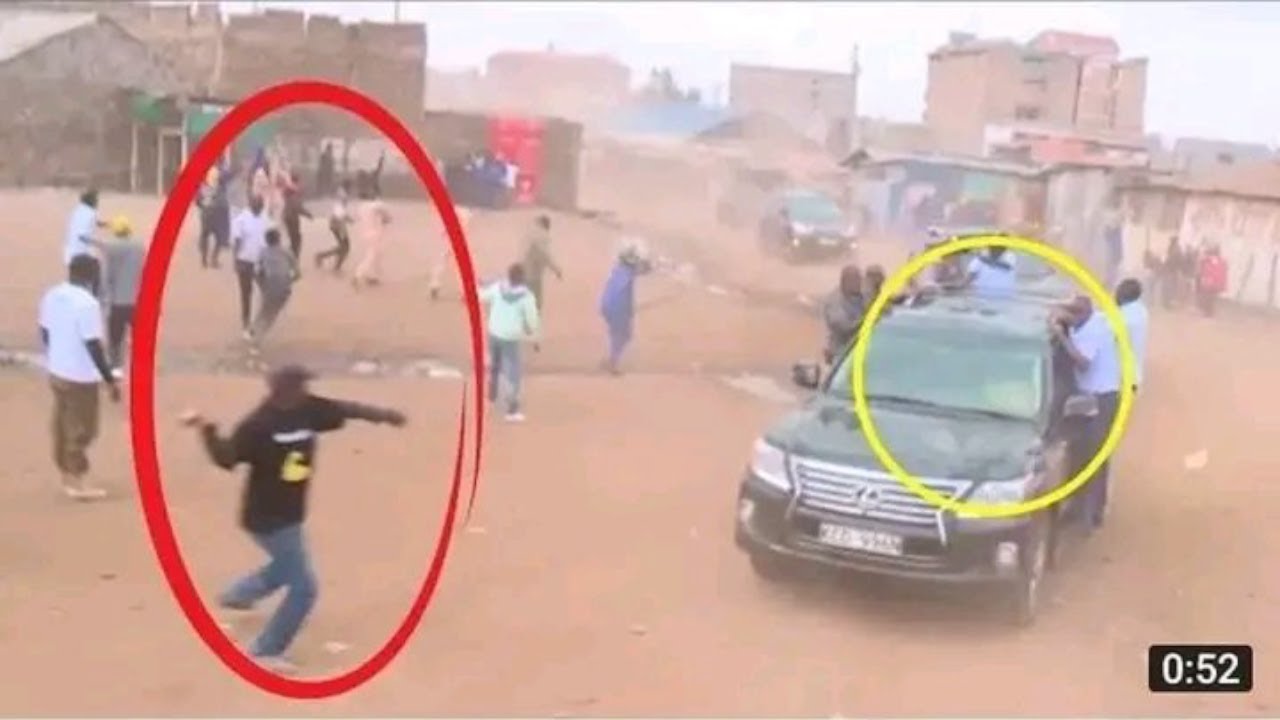 RAILA ODINGA LIFE IN DANGER AFTER GOONS STORNED HIS CAR IN VIHIGA ...