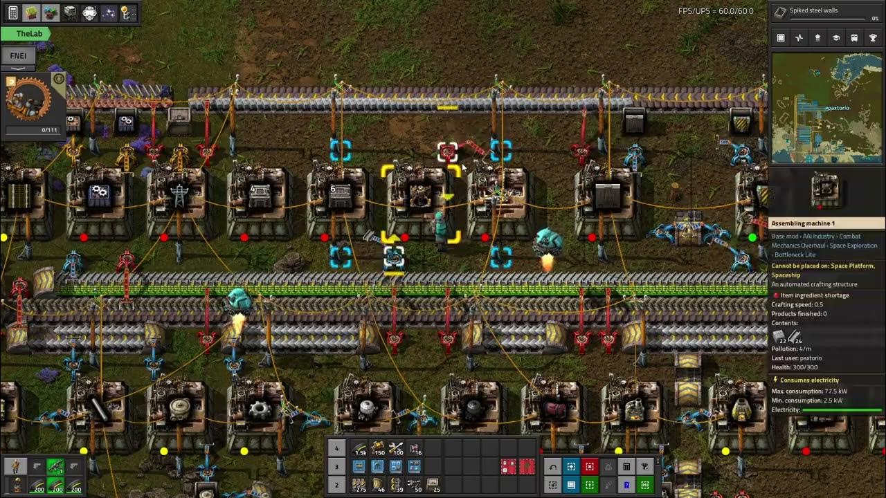 Factorio Lazy Space Exploration -- 013 -- Military Science - YouTube