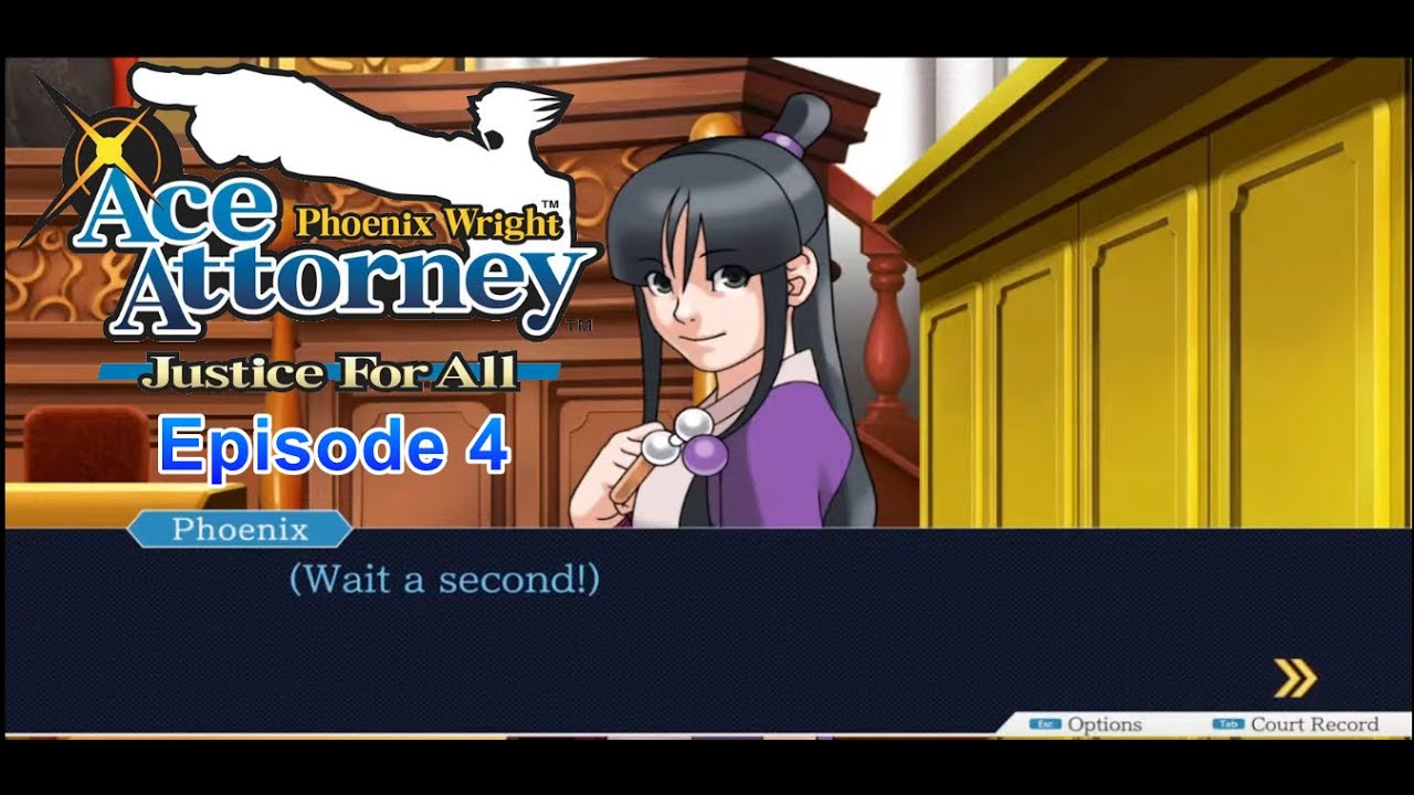 Ace Attorney Episode 4 - HOLD IT and Press for more info!!! - YouTube