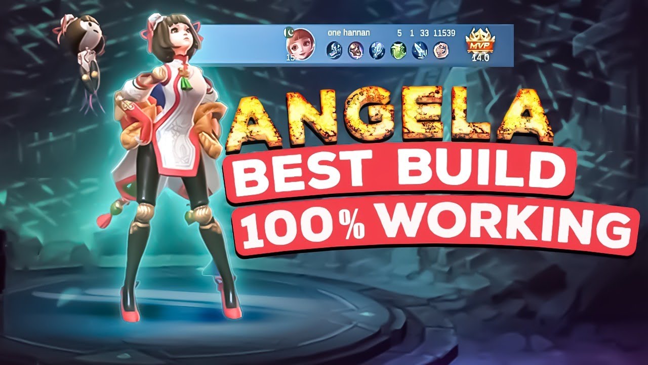 Angela best build and gameplay | Magic and defense build 100%working ...