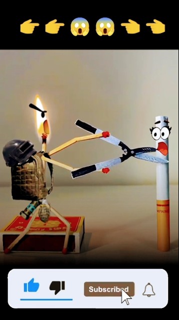 🔥The Story Between Matches and Cigarettes🚬 #creative #creativity # ...