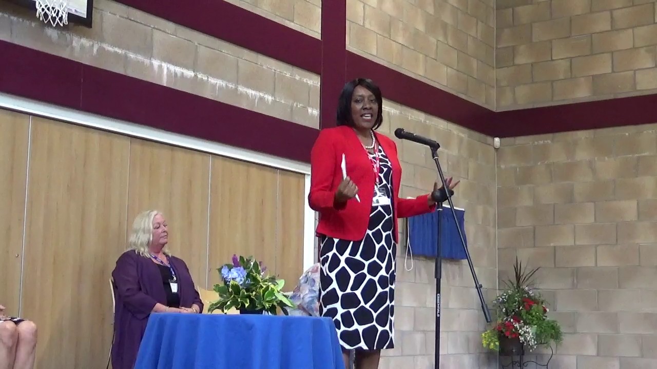 The grand opening of Heathermount School's Sports Hall - YouTube
