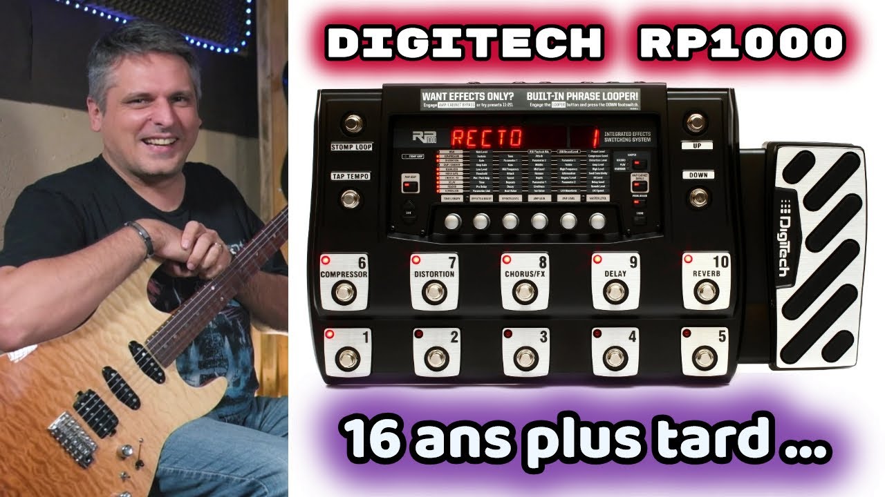 Test : multi-effets Digitech RP1000 - YouTube