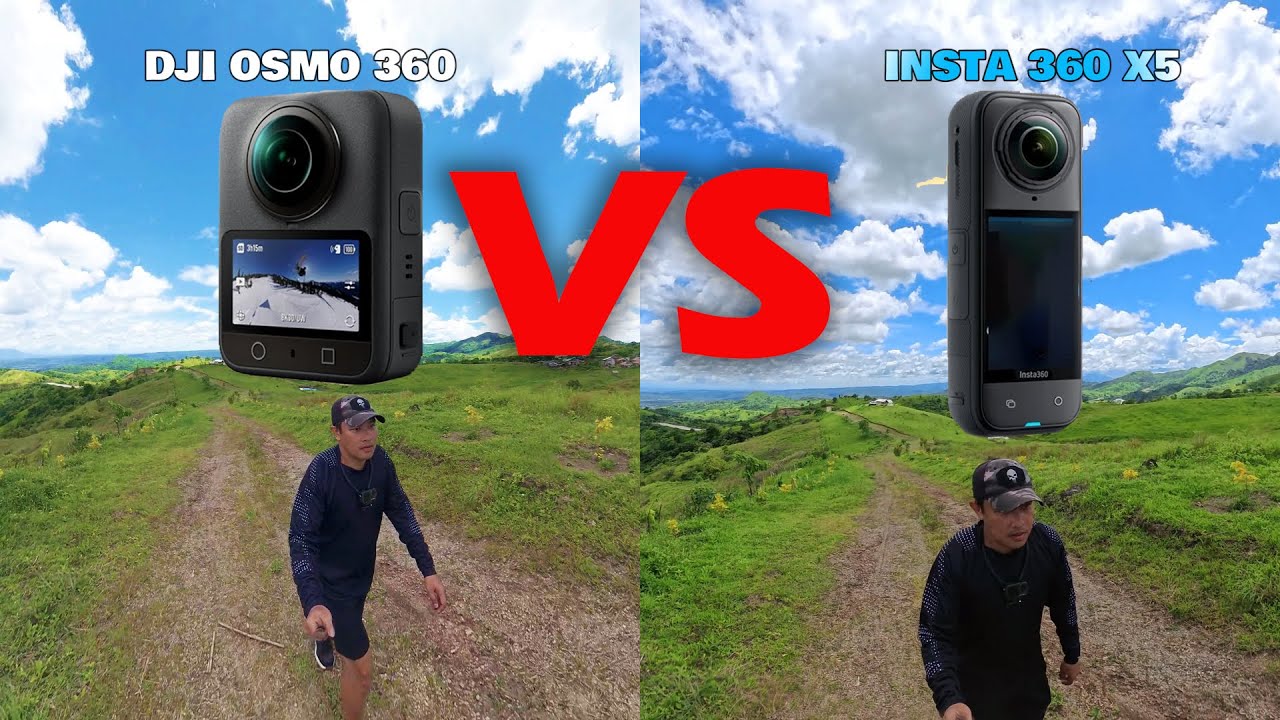 DJI OSMO 360 VS INSTA 360 X5 COMPARISON VIDEO | WHICH IS THE BEST MOTO-VLOGGING 360 CAMERA ...