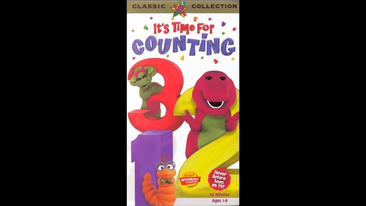 Opening & Closing To Barney: It's Time For Counting 1998 VHS - YouTube