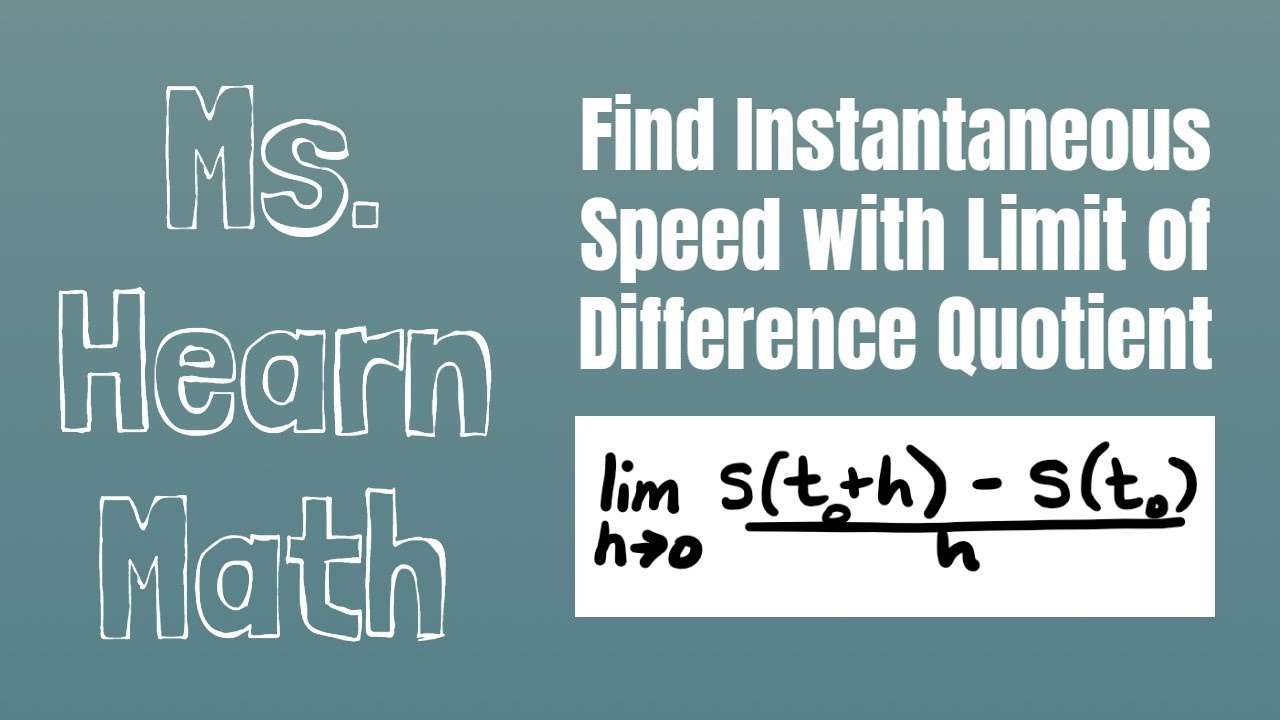 Application of Derivative at a Point - Speed of Rocket - YouTube