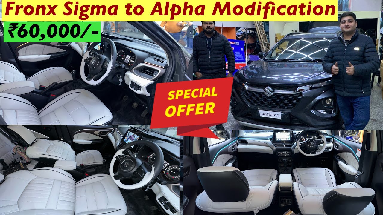 Fronx Sigma Modified in ₹60,000/- 2025 Fronx Sigma to Alpha ...