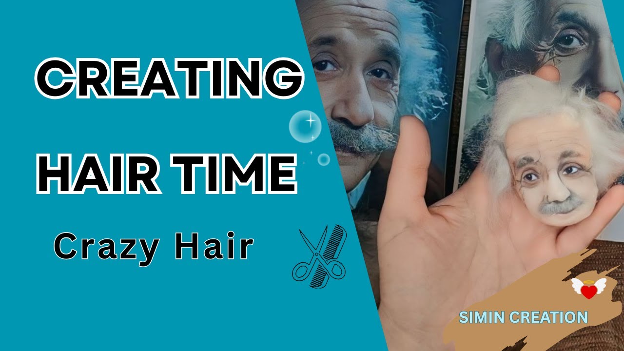 Creating Einstein’s Hair | Needle Felting with Wool Fibers - YouTube