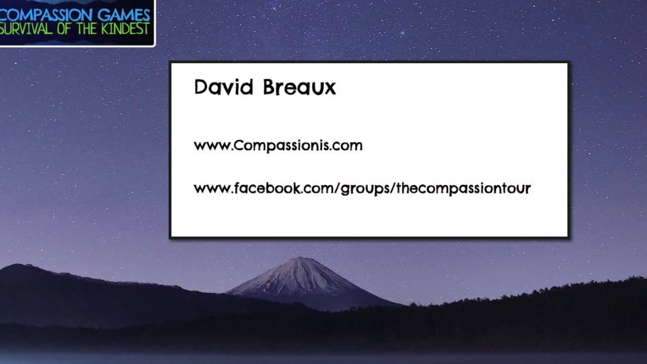 David Breaux - Champion of Compassion - YouTube